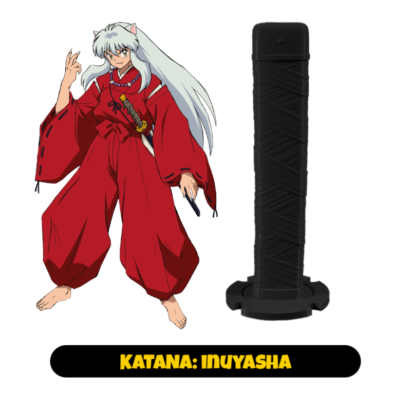 Ultoys: Collapsing Katana 3D Inuyasha - Tessaiga Inuyasha (monócromo ...