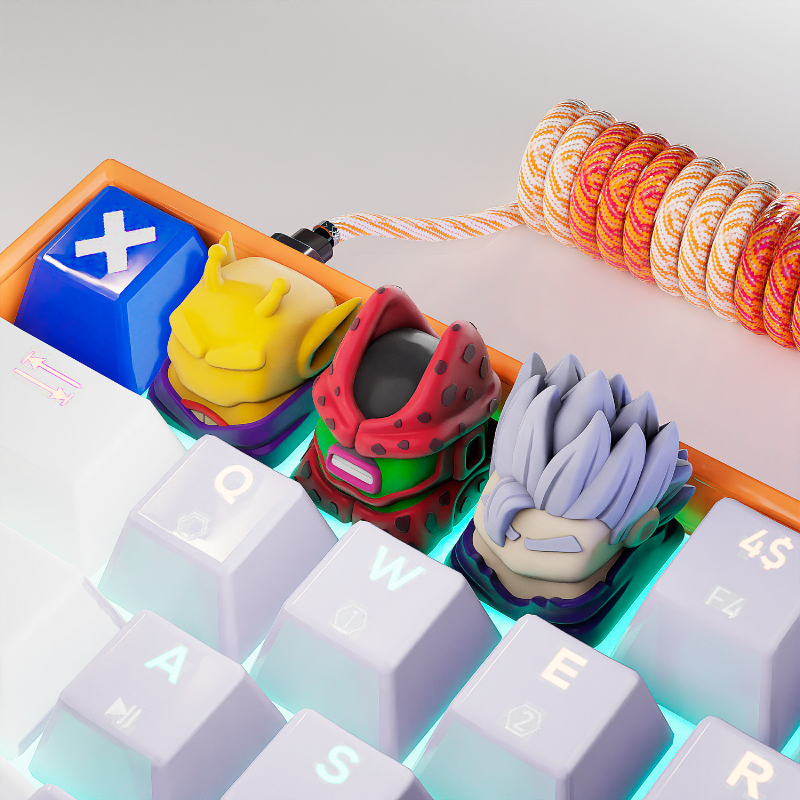 Keycaps: Dragon Ball Z de Resina Vol.3 18x18mm - | Ultoys Shop