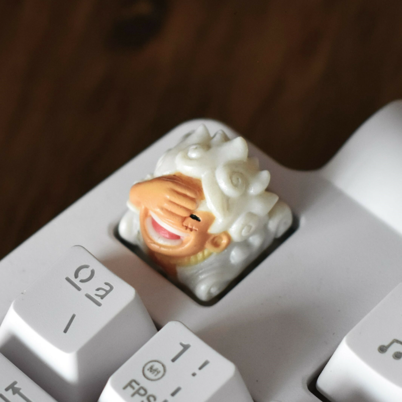 Keycaps: One Piece Luffy Gear 5 de Resina 18x18mm - | Ultoys Shop