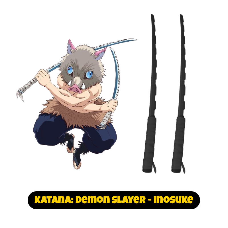 Ultoys: Collapsing Katana 3D Demon Slayer - Inosuke (monócromo ...