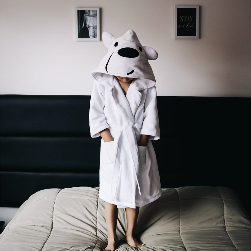 Bata Animada Escandalosos Polar Felpa Microfibra Manga 3/4 - | Ultoys Shop